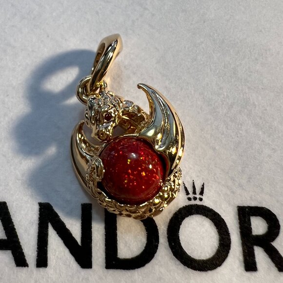 Pandora | Jewelry | Pandora Game Of Thrones Dragon Fire Dangle Charm ...